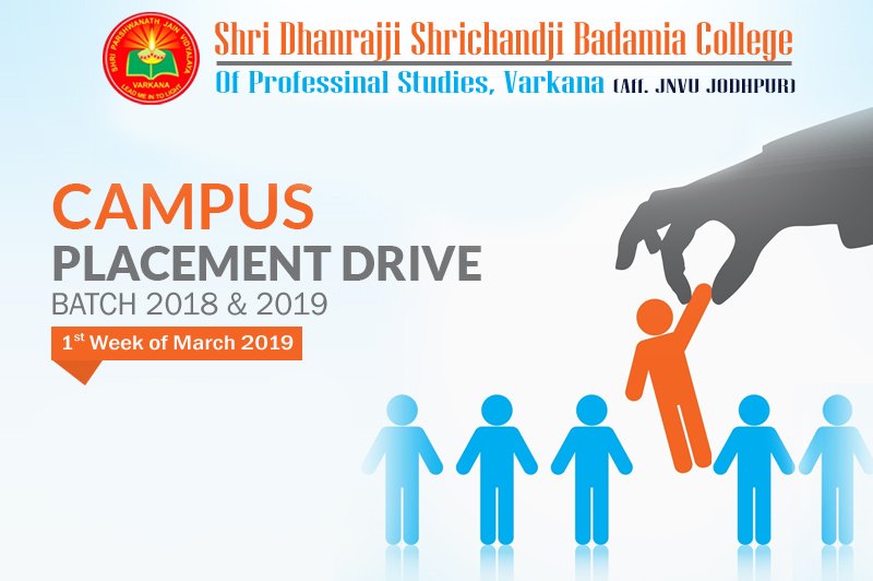 CAMPUS PLACEMENT DRIVE – 1st Week Of March 2019 - SDS Badamia College ...
